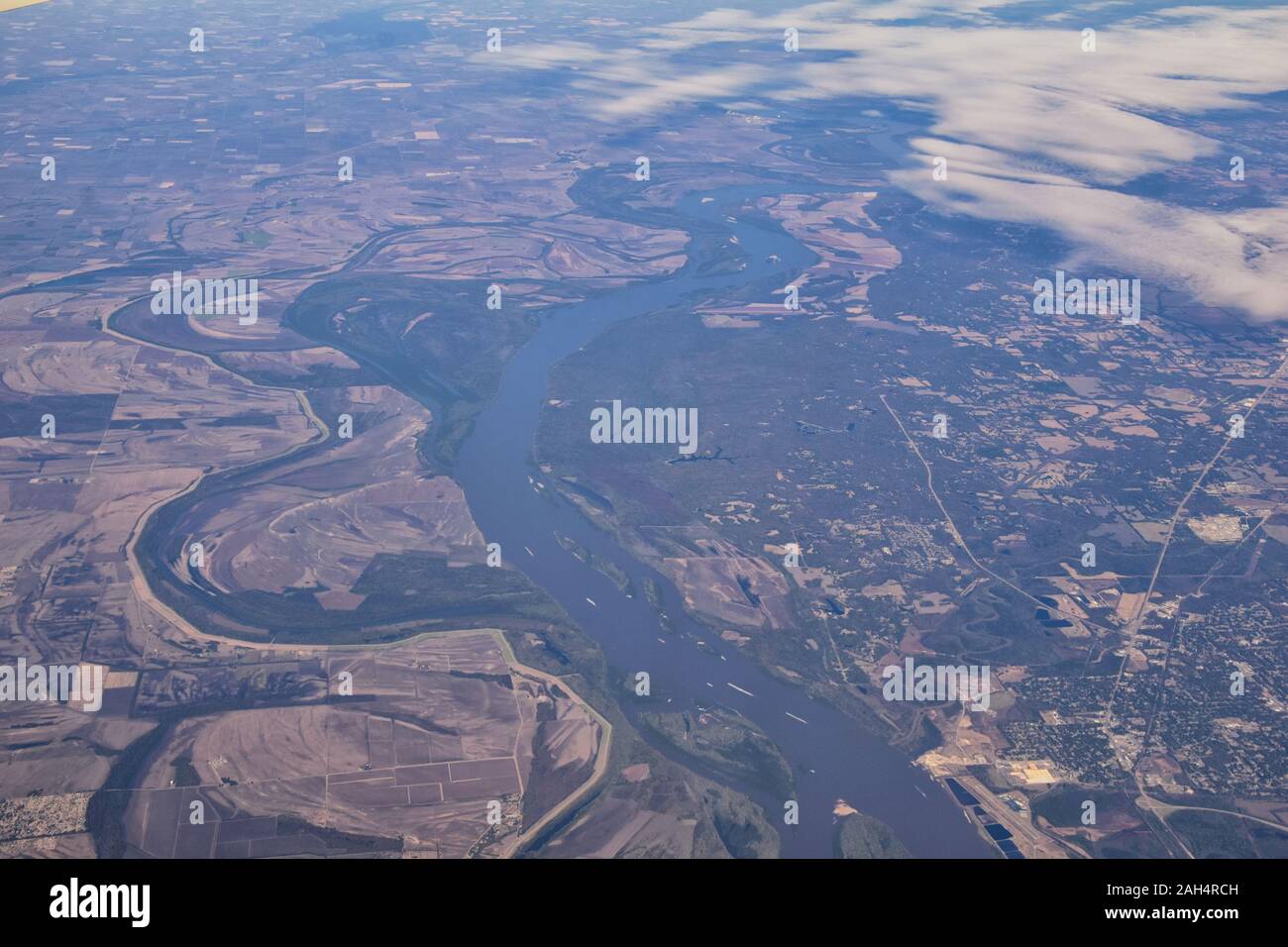 Mississippi river delta aerial hi-res stock photography and images - Alamy