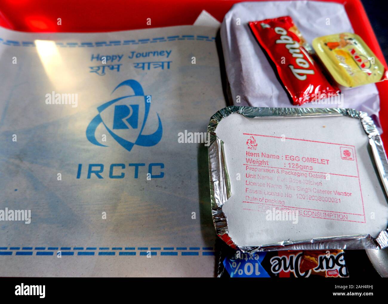 Indian Railway Catering and Tourism Corporation (IRCTC) logo seen ...