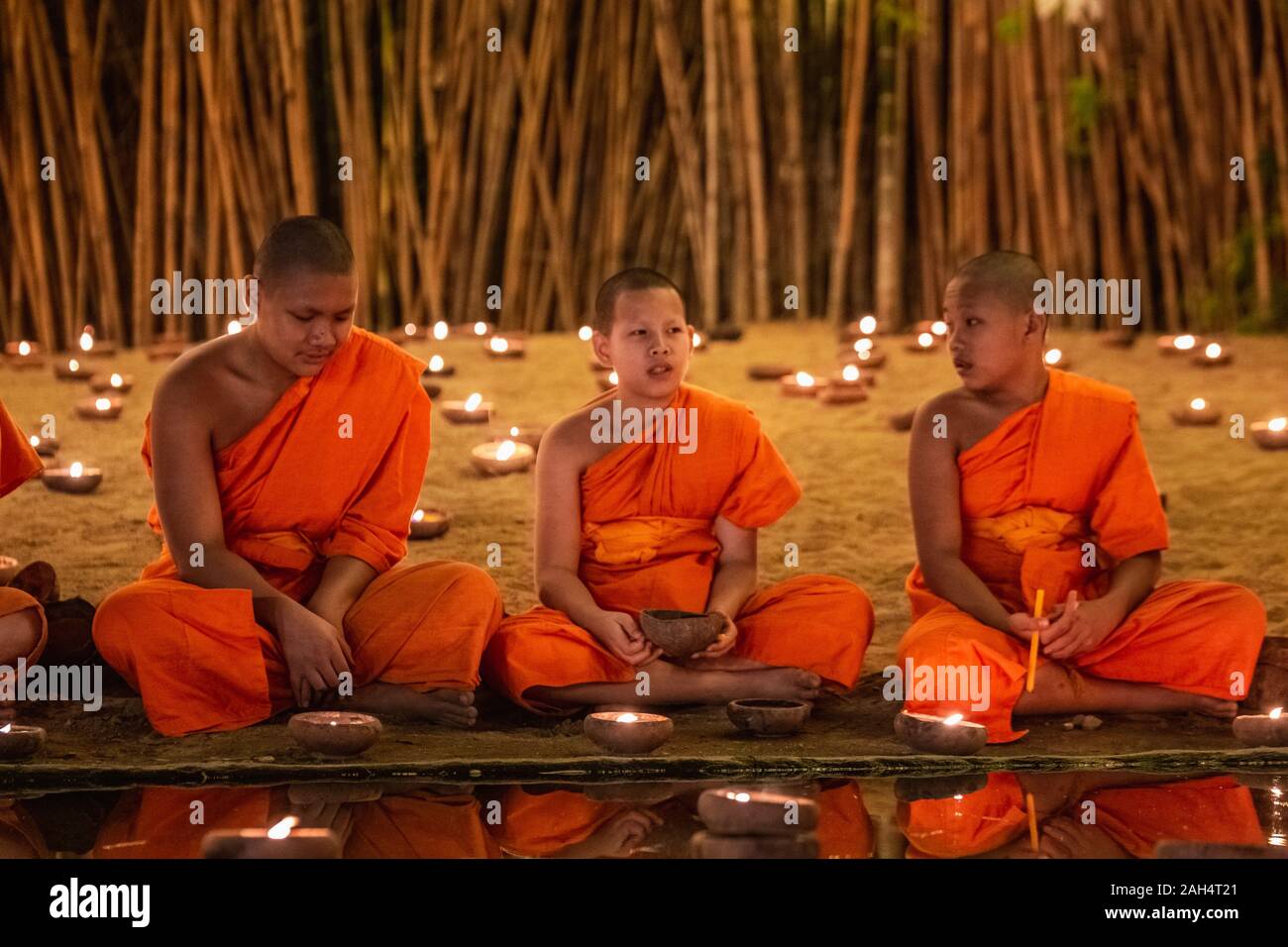 Chaing Mai, Thailand - November 03, 2017: Loy Krathong festival in ...