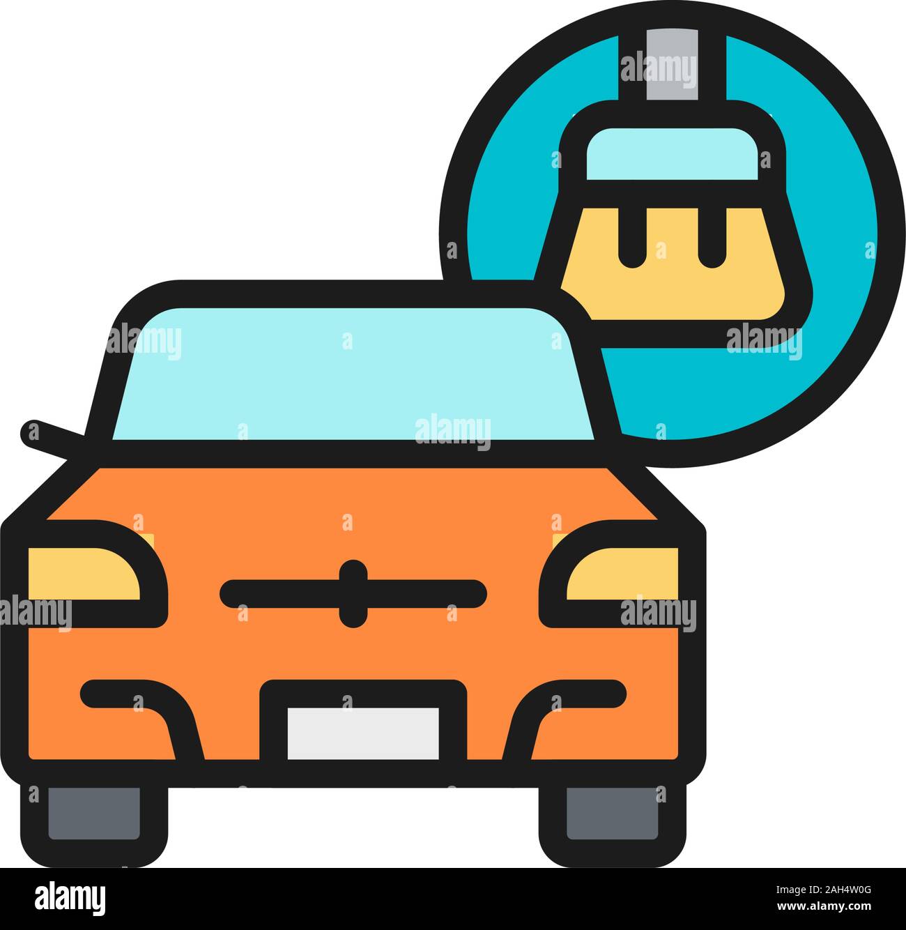 Full service station Stock Vector Images - Alamy