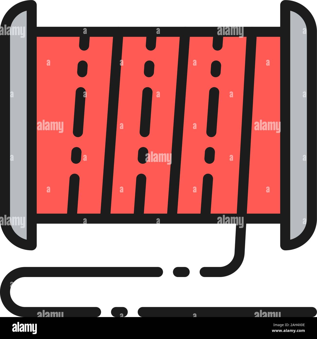 Plastic coil Stock Vector Images - Alamy