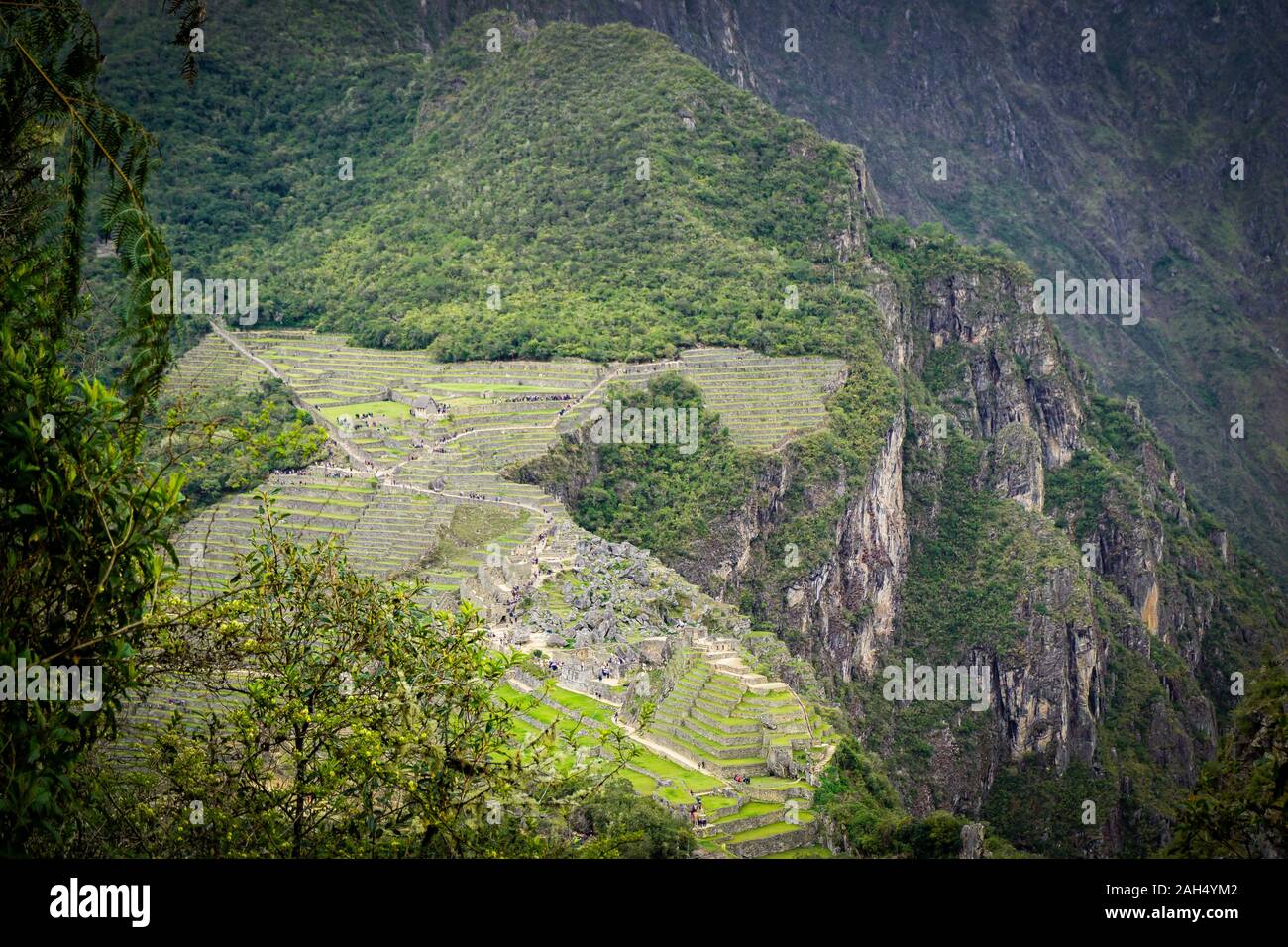 The best view of Machu Picchu from the Wayna Picchu Mountain, Huayna ...