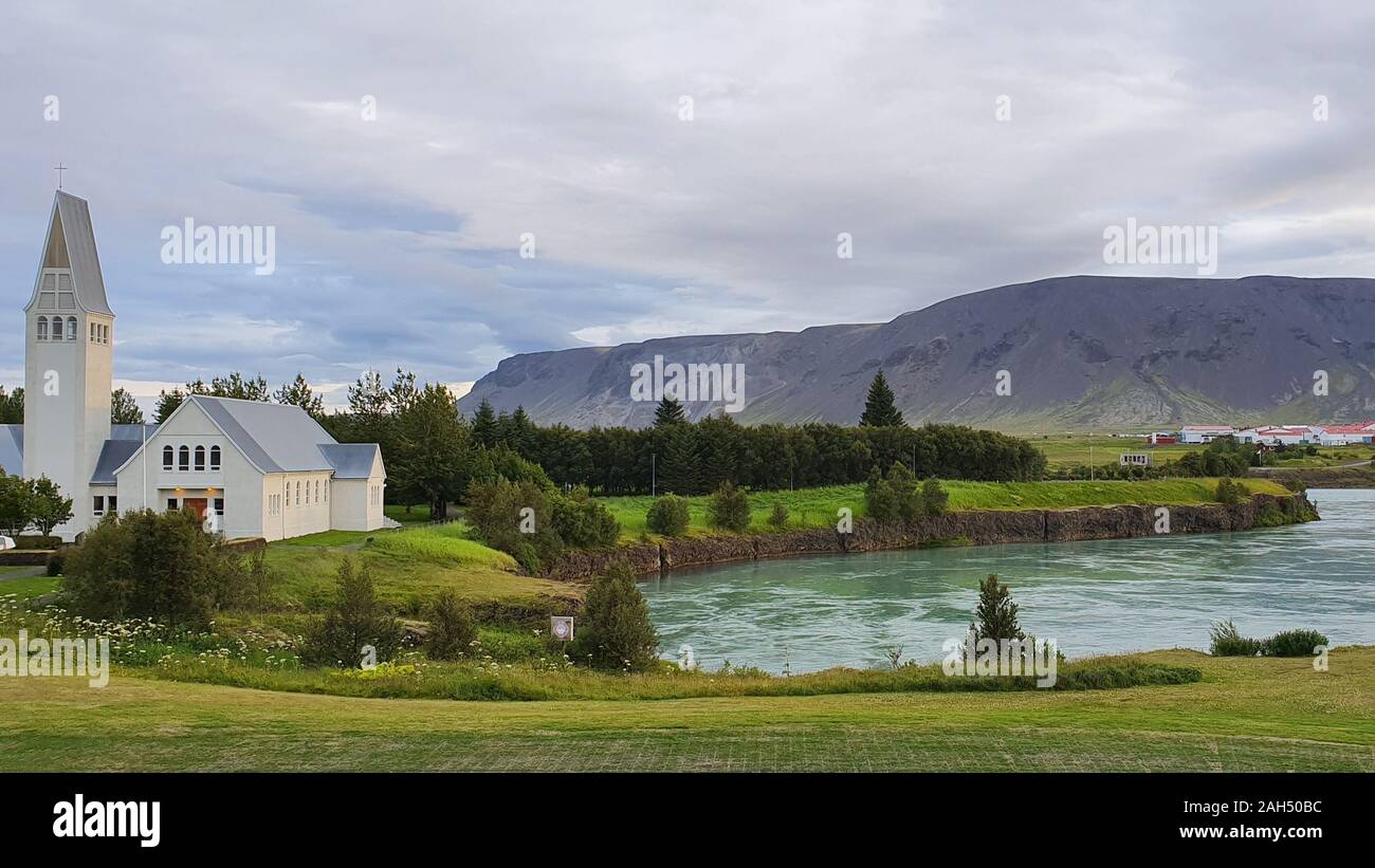 Selfoss church hi-res stock photography and images - Alamy