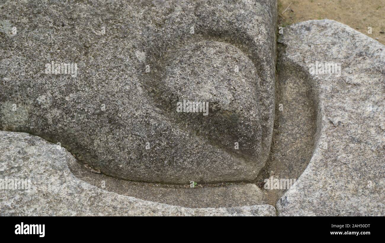 Condor Temple, Machu Picchu in Cusco Peru Stock Photo - Alamy