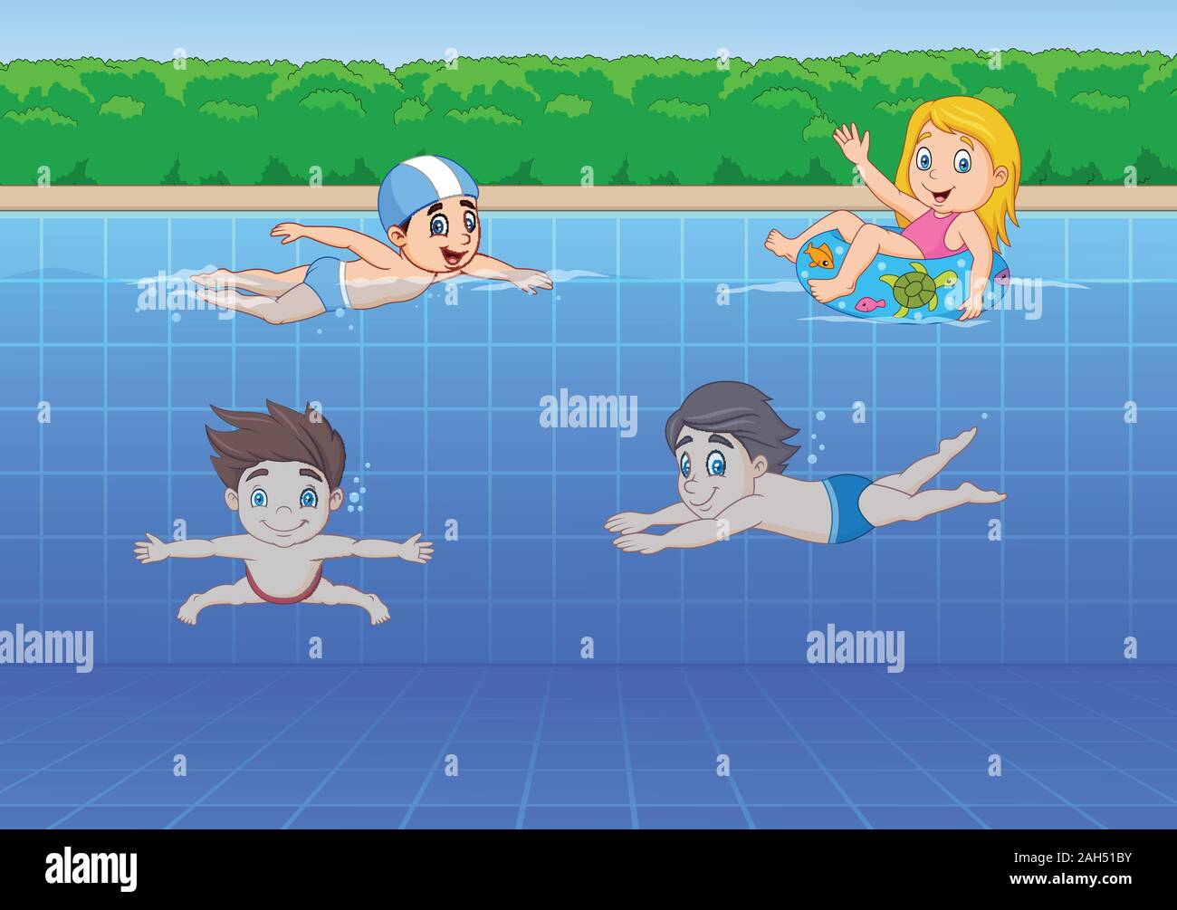 Diving student Stock Vector Images - Alamy