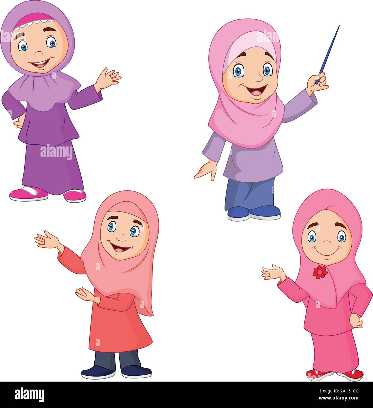 Muslim Girl Clipart