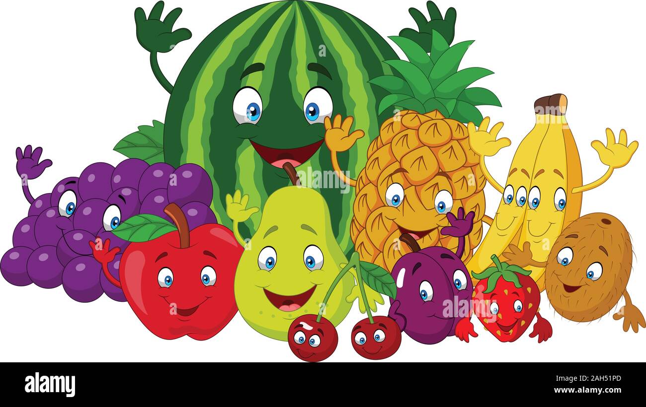 Funny Fruit Cartoons