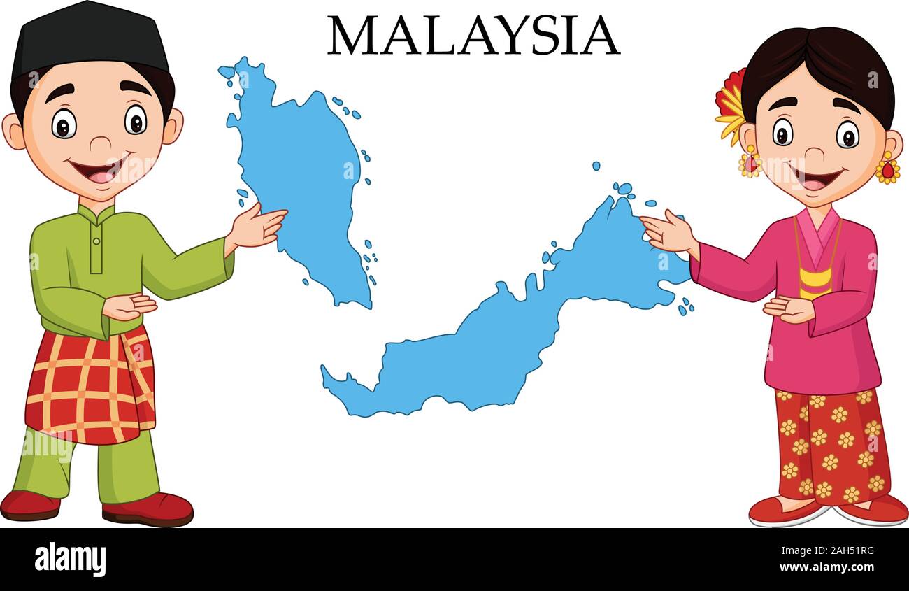 Malay traditional costume Stock Vector Images - Alamy