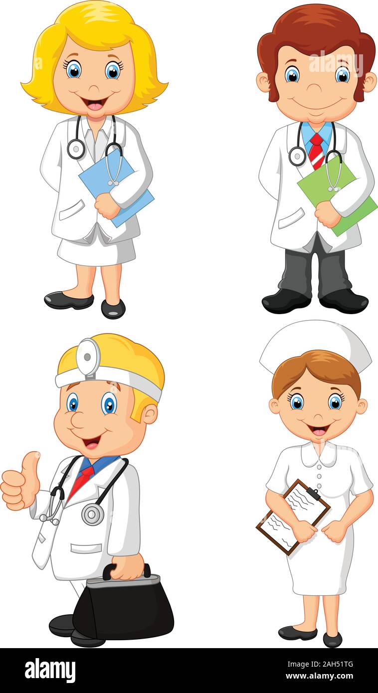 Doctors And Nurses Cartoon