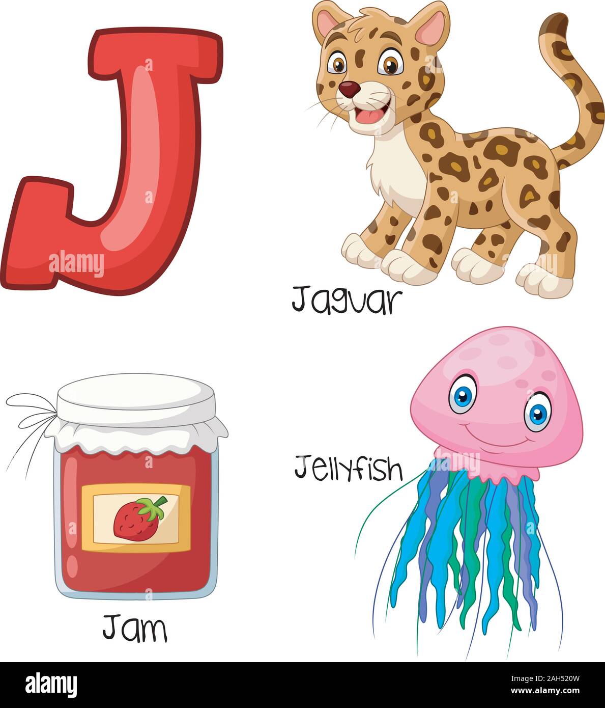 Illustration of J alphabet Stock Vector Image & Art - Alamy