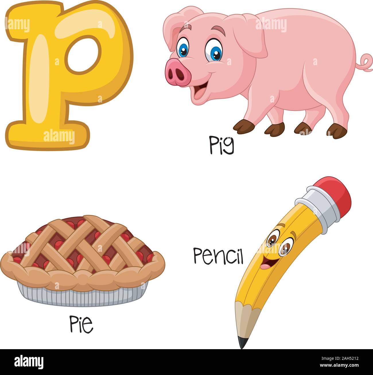 Pig alphabet Cut Out Stock Images & Pictures - Alamy
