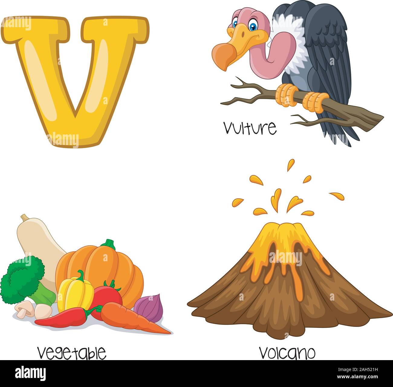 Illustration of V alphabet Stock Vector Image & Art - Alamy