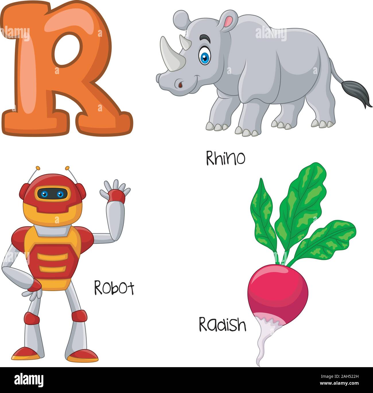 Illustration of R alphabet Stock Vector Image & Art - Alamy