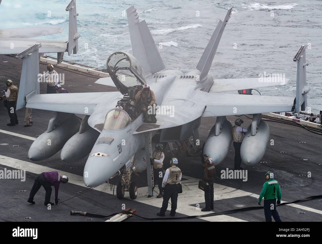 191216-N-BD352-2024 RED SEA (Dec. 16, 2019) A pilot, assigned to ...