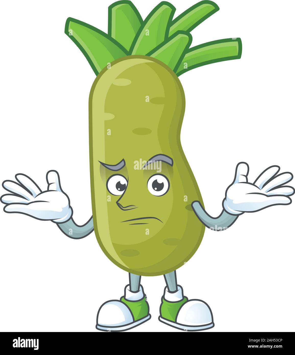 Cool Grinning of wasabi mascot cartoon style Stock Vector Image & Art ...