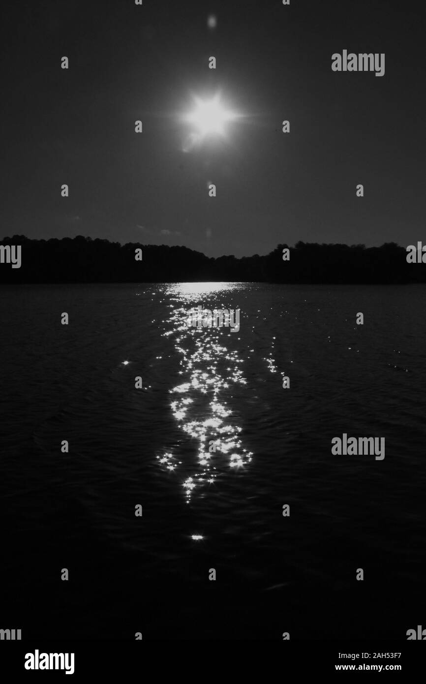 Sunset Black and White Stock Photos & Images - Alamy