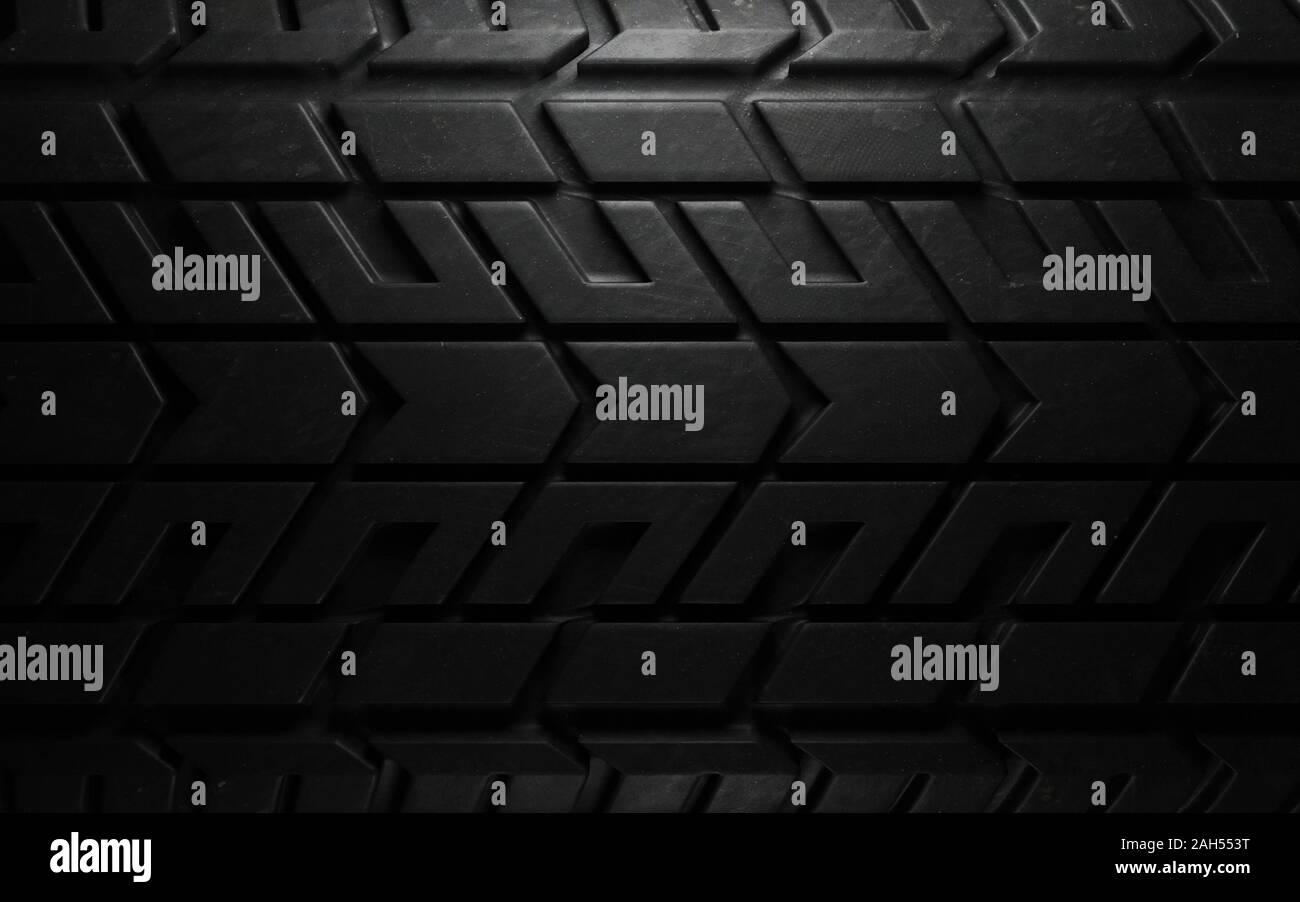 Tire pattern closeup. 3d render Stock Photo - Alamy