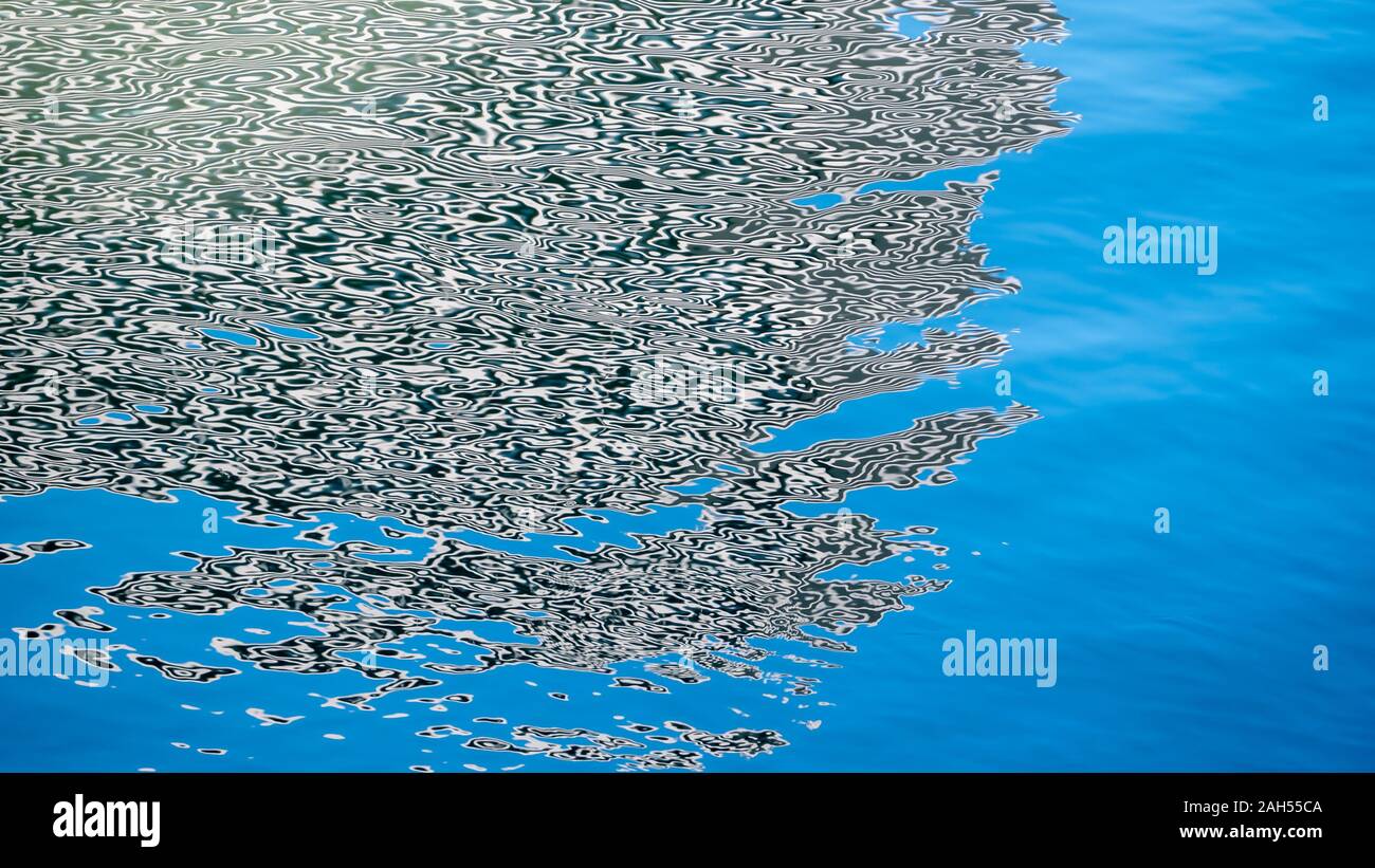 Abstract dark blue Waterfall wave water background texture Stock Photo ...