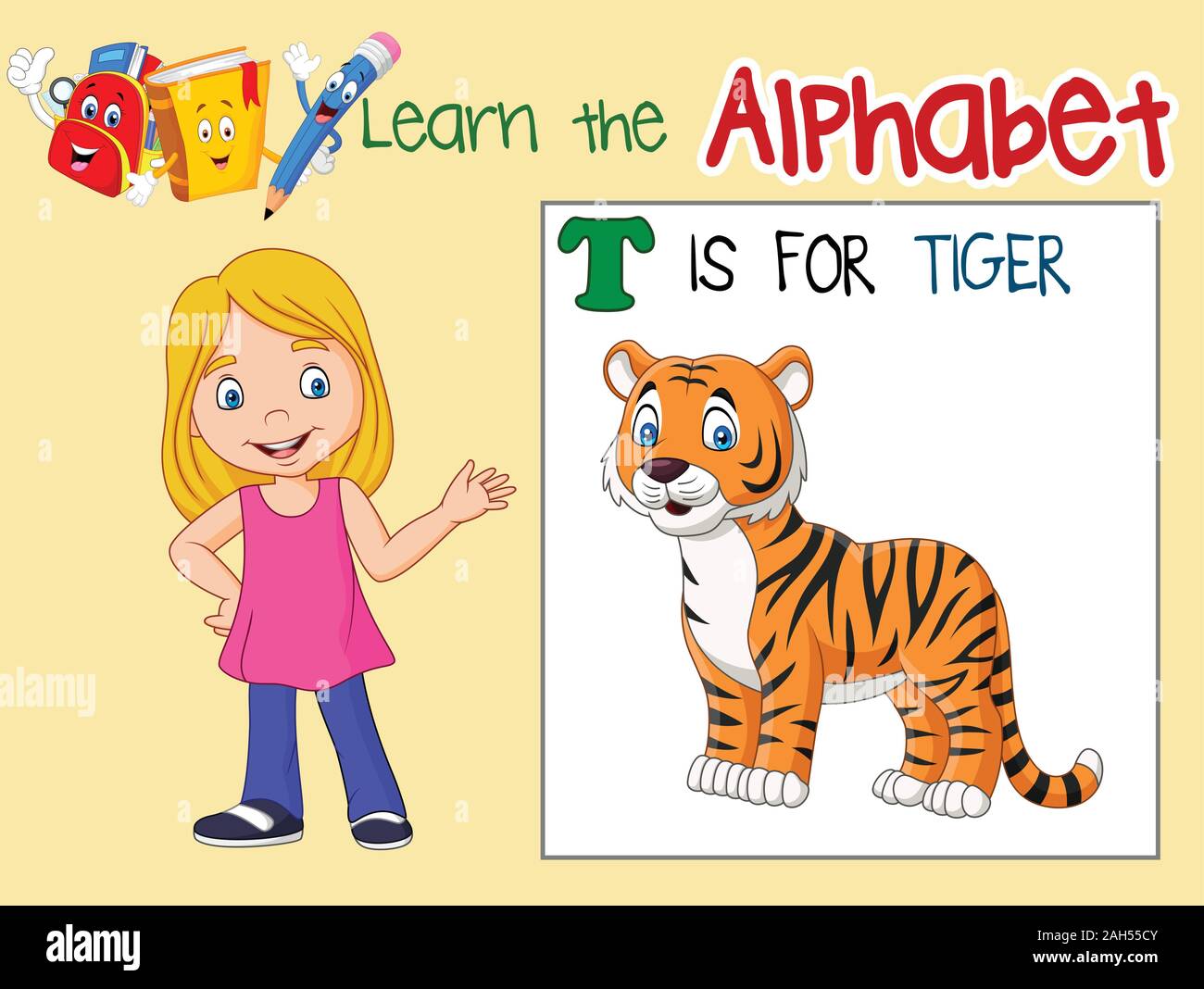 Spelling school poster drawing hi-res stock photography and images - Alamy