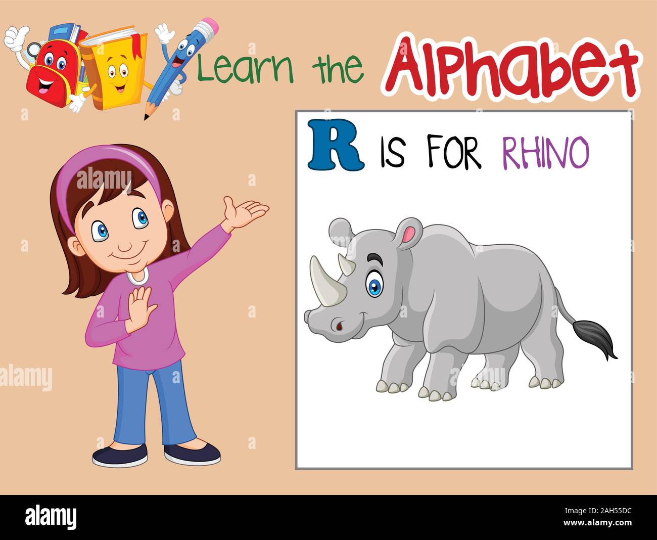 Spelling school poster drawing hi-res stock photography and images - Alamy