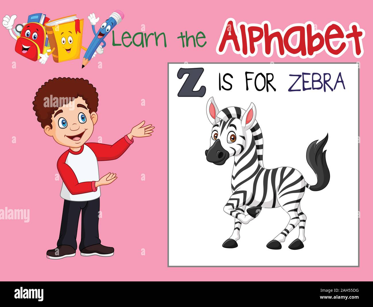 Illustration of letter Z is for Zebra Stock Vector Image & Art - Alamy