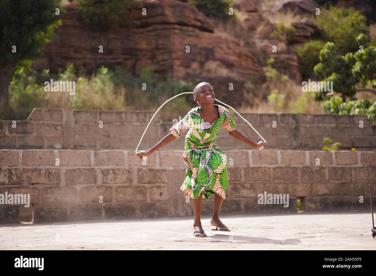 African children playing river hi-res stock photography and images - Alamy