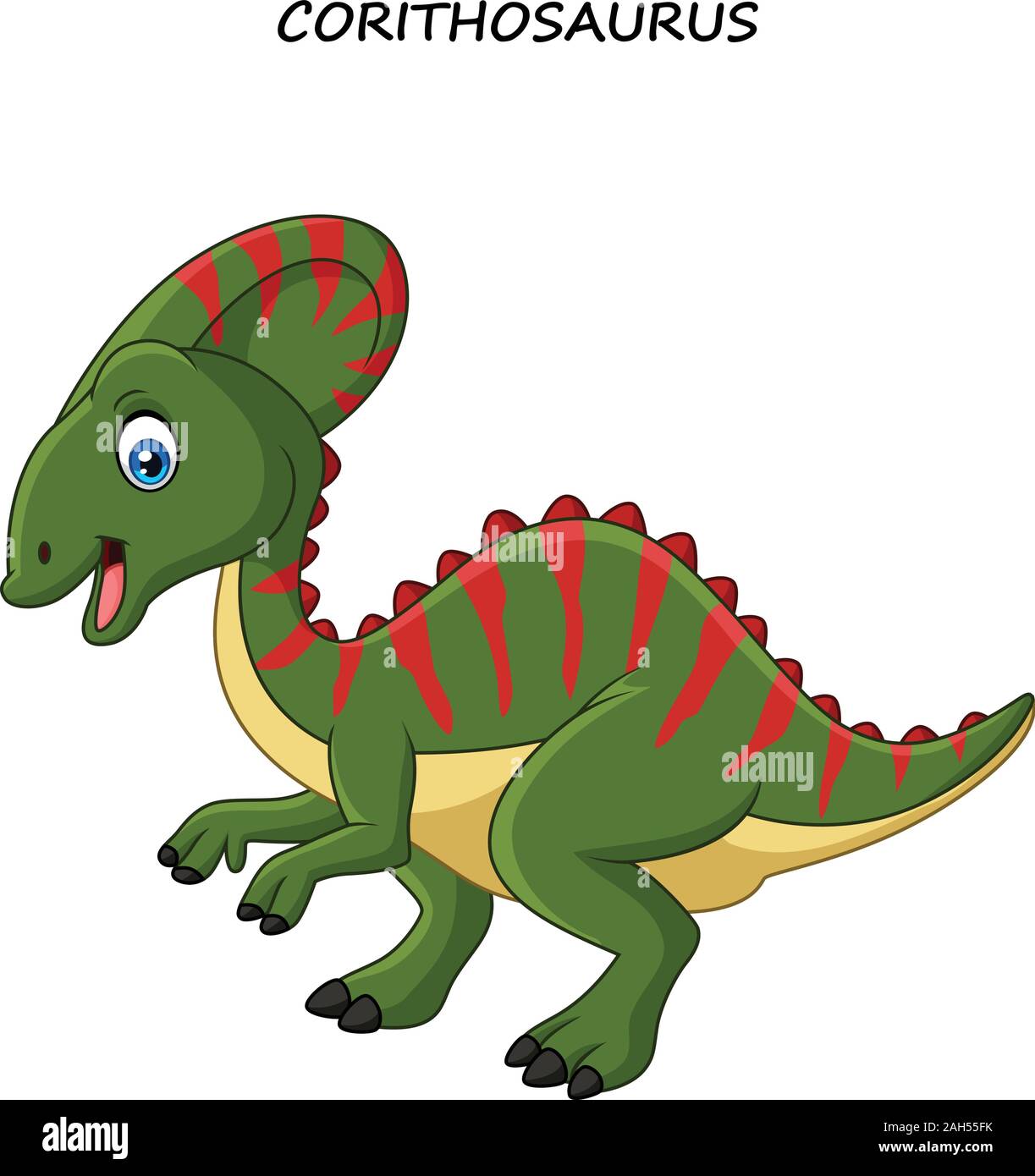Cartoon happy corythosaurus Stock Vector Image & Art - Alamy