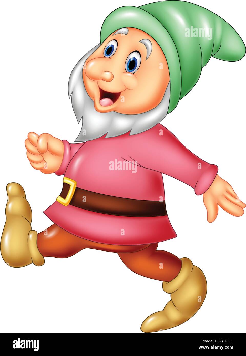 Cartoon happy dwarf Stock Vector Image & Art - Alamy