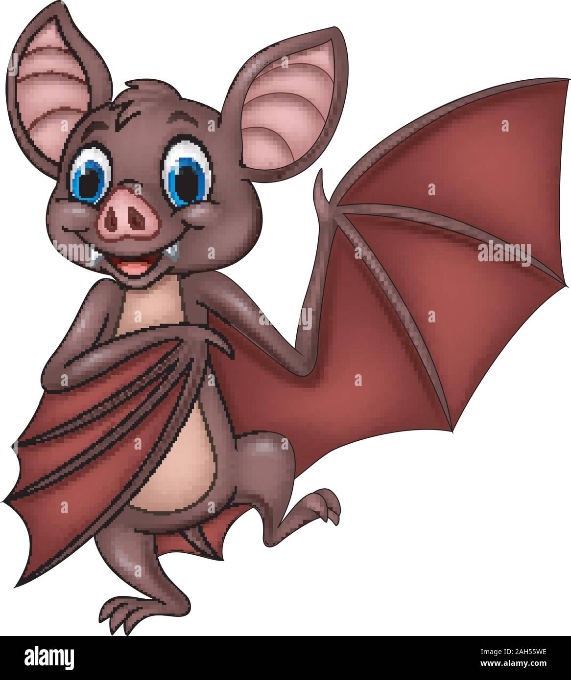 Cartoon funny bat posing Stock Vector Image & Art - Alamy
