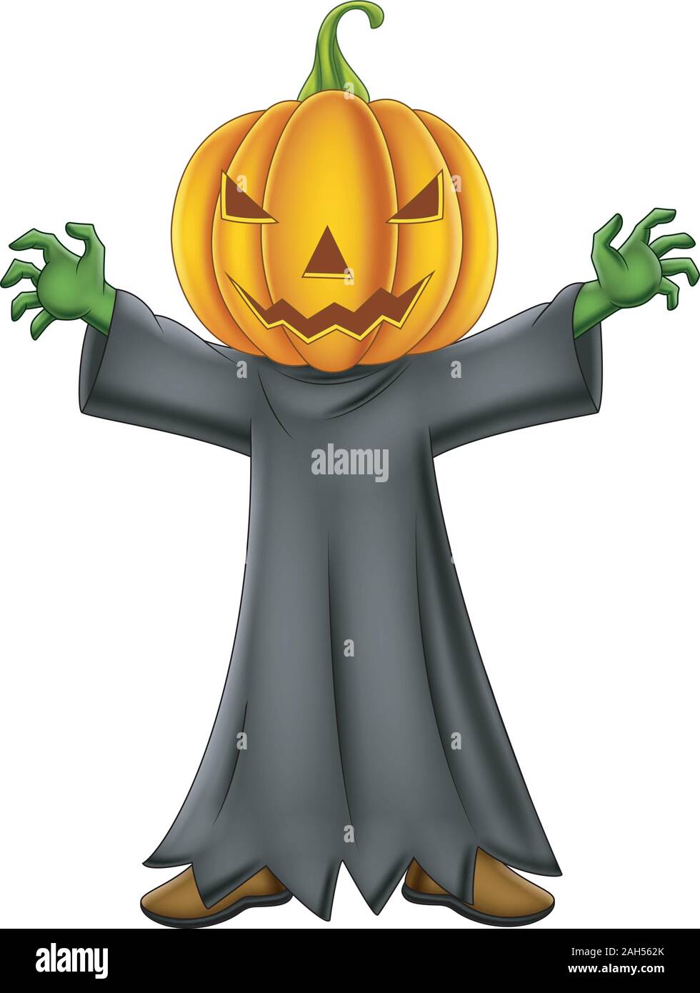 Happy pumpkin man Stock Vector Images - Alamy
