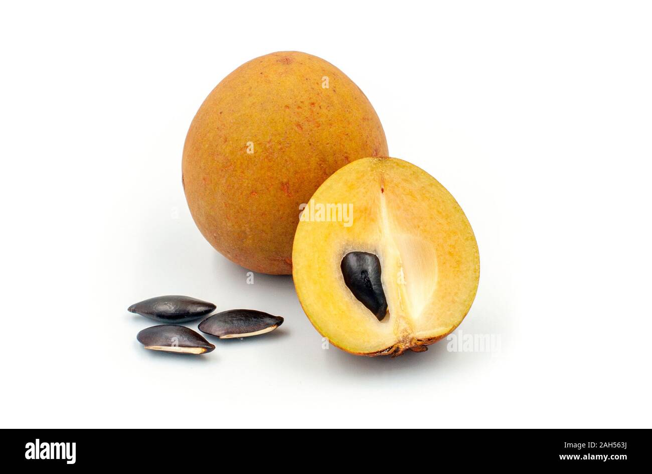 Sapota Cut Out Stock Images & Pictures - Alamy