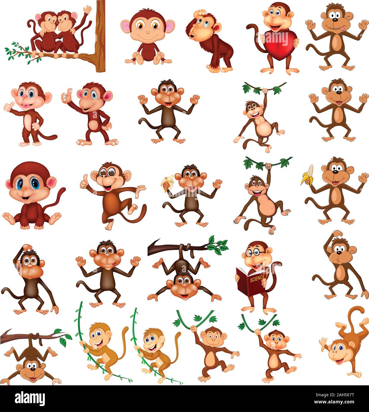 Monkey actions hi-res stock photography and images - Alamy