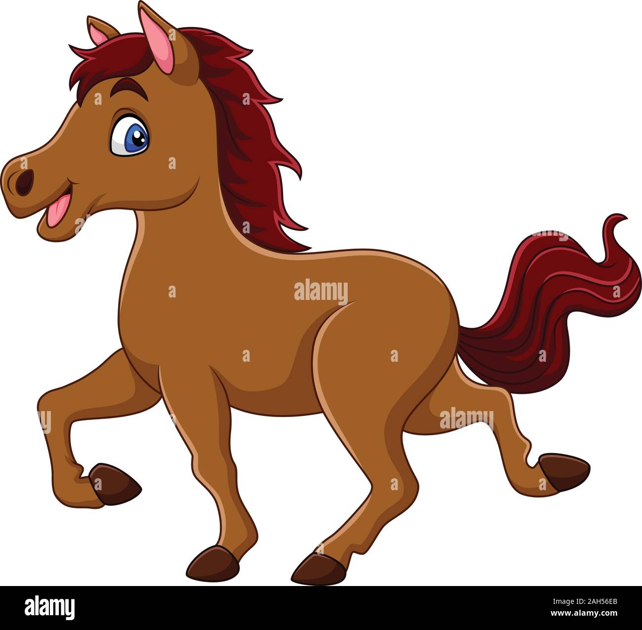 Smiling horse cartoon Stock Vector Image & Art - Alamy