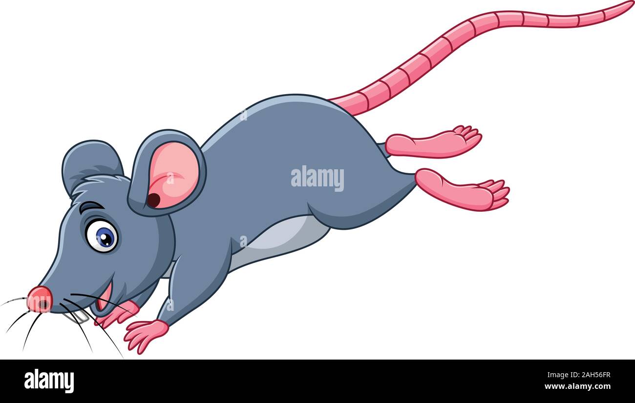 Cartoon funny mouse jumping Stock Vector Image & Art - Alamy