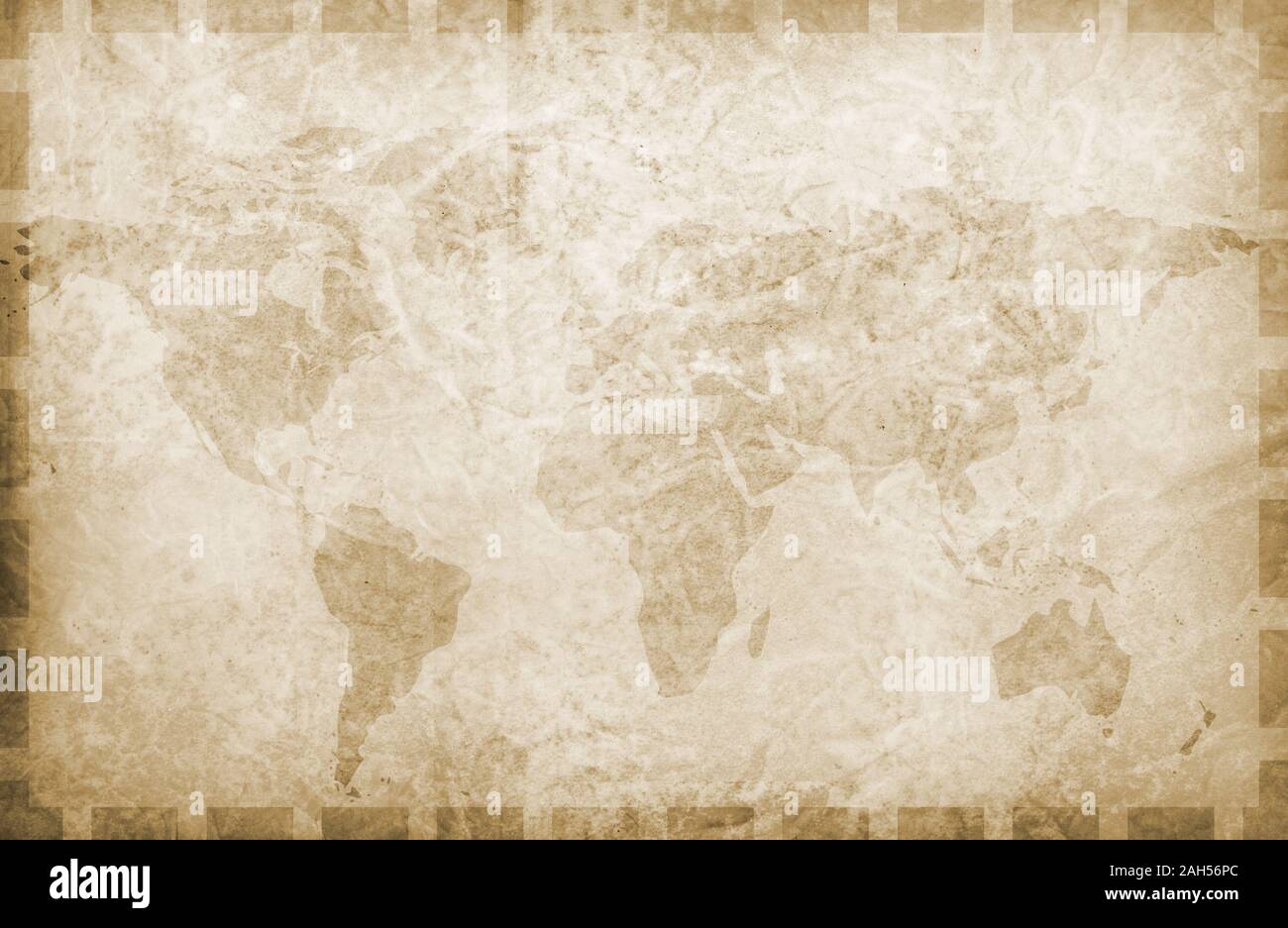 Old paper world map background Stock Photo - Alamy