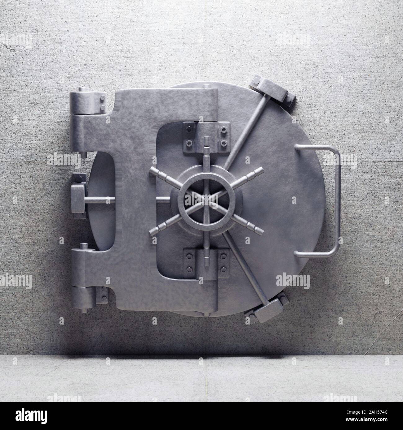 Vault door mechanism hi-res stock photography and images - Alamy