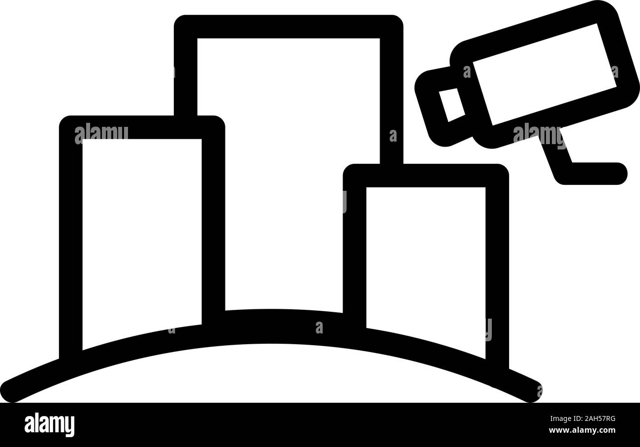 Surveillance image home Stock Vector Images - Alamy