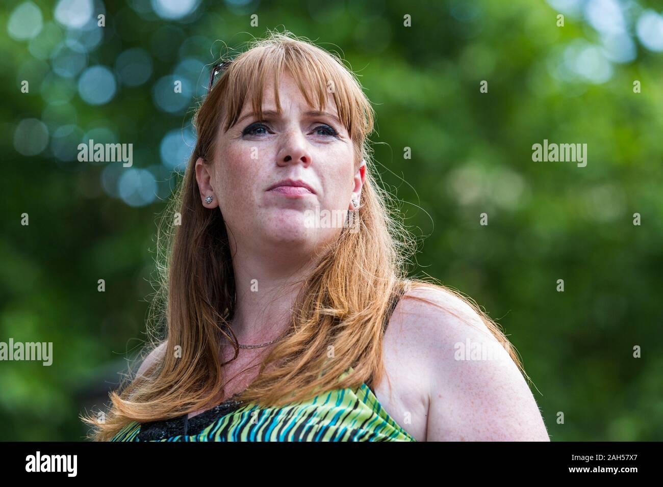 Labour MP Angela Rayner. Londoners protest against Prime Minister ...