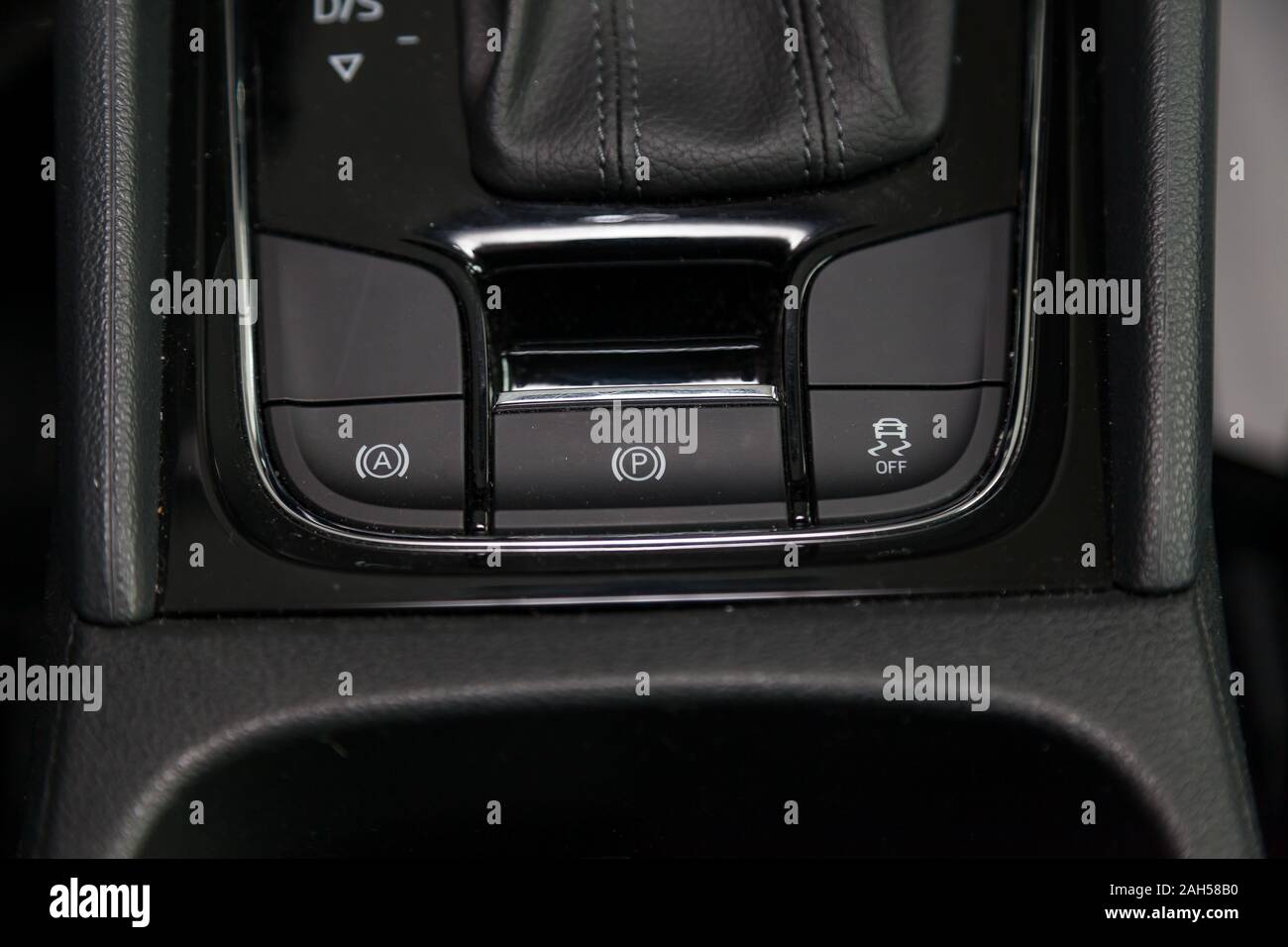 Three Black buttons for turning on and off the electronic system of ...