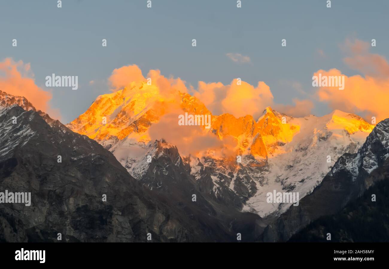 Mount Kailash or Kailasa Mountain Himalayan ranges (Tibetan name Gangs ...