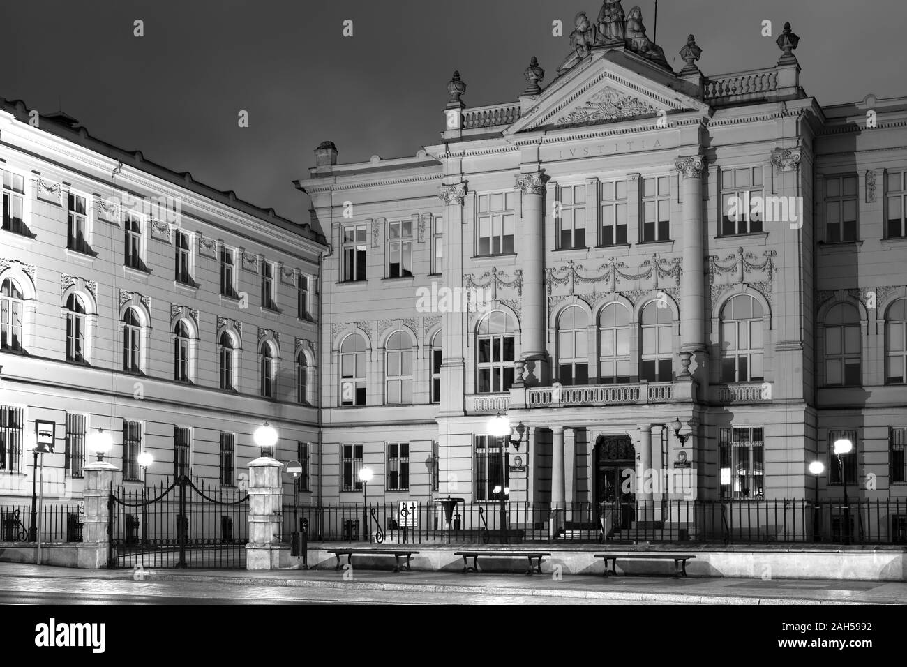 Piotrkow Trybunalski / Poland - 12.24.2019: Historical city, landmarks ...