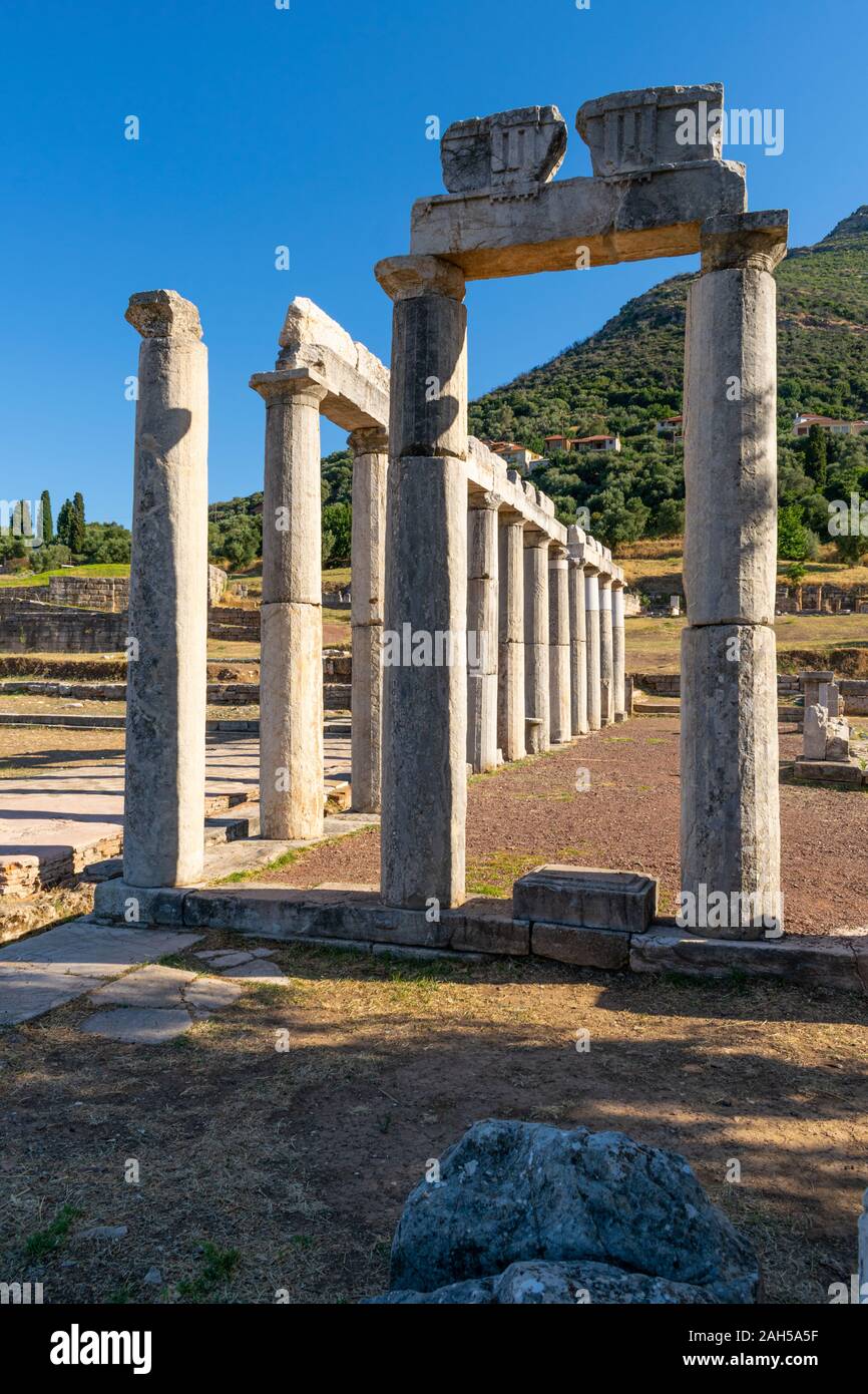 Roman theatre at the asklepieion hi-res stock photography and images ...