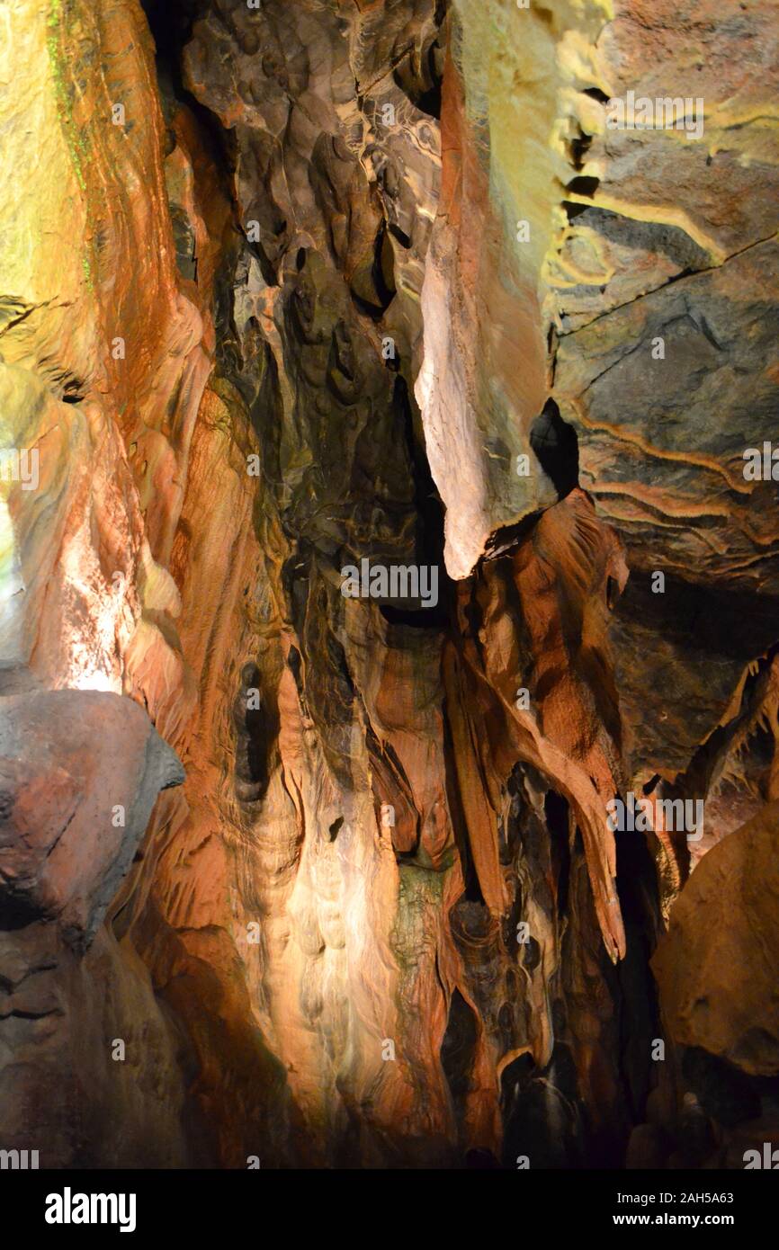 Gough's Cave, Cheddar Gorge, Mendip Hills, Cheddar, Somerset, England ...