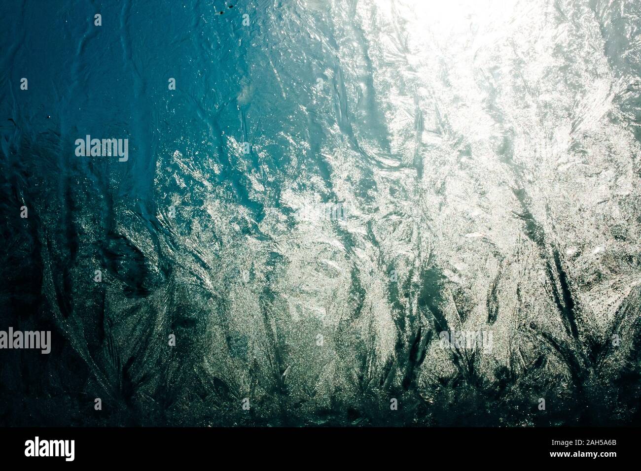 The texture of the ice. The frozen water.Winter background Stock Photo ...