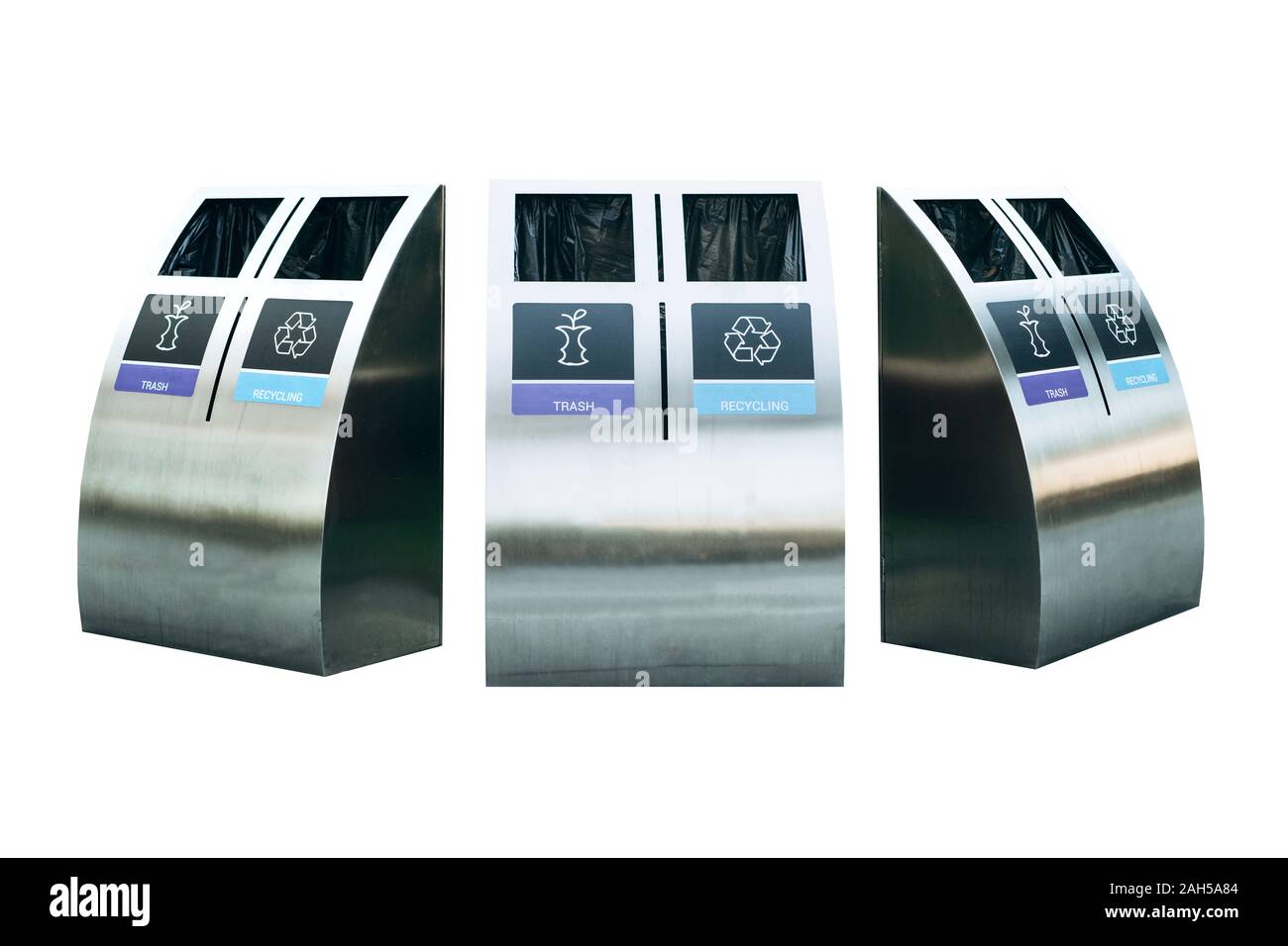 Collect garbage separate recycle Cut Out Stock Images & Pictures - Alamy