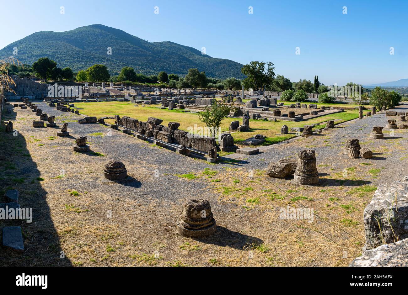Roman theatre at the asklepieion hi-res stock photography and images ...