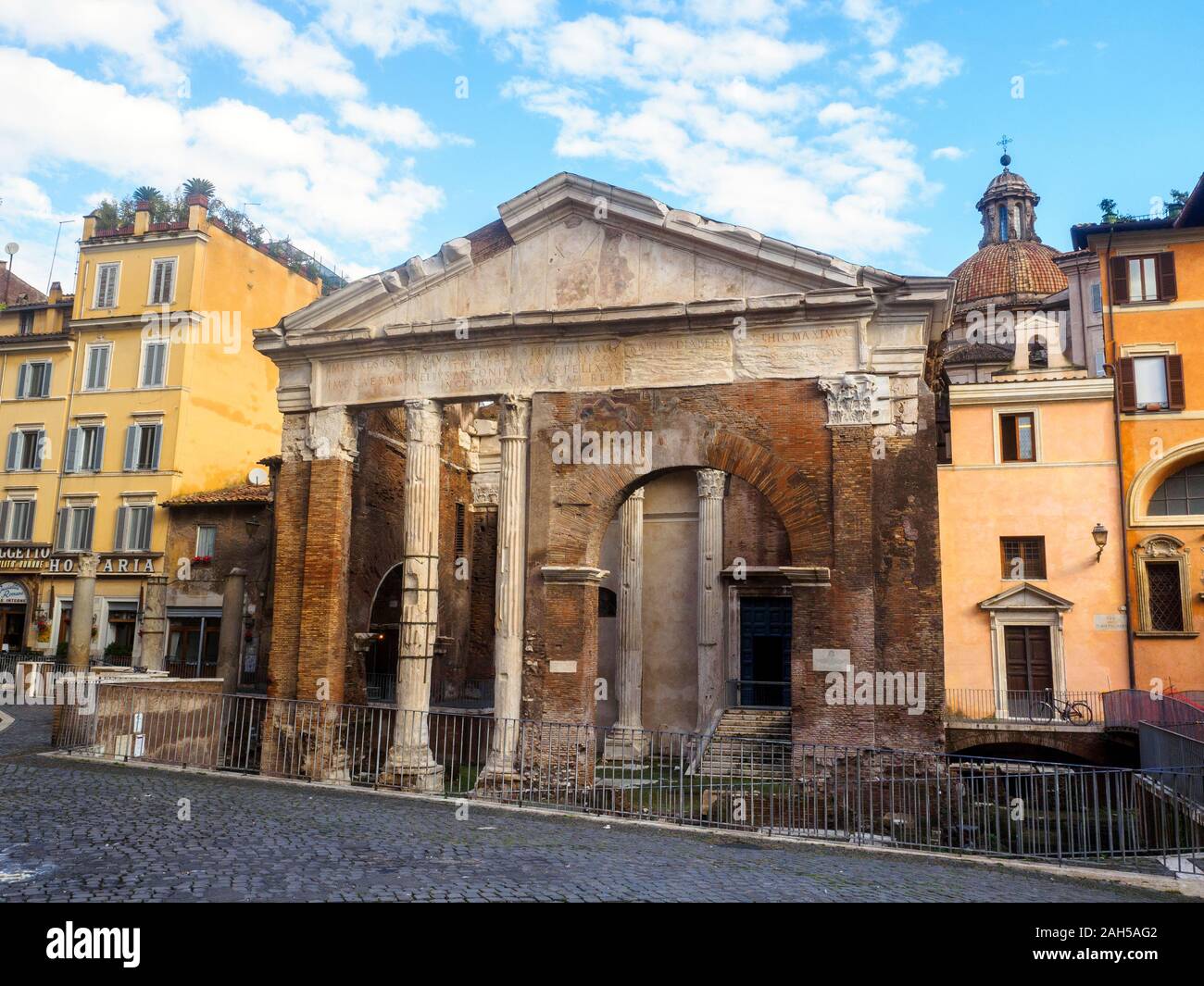 The Portico of Octavia (porticus Octaviae) is a monumental complex in ...