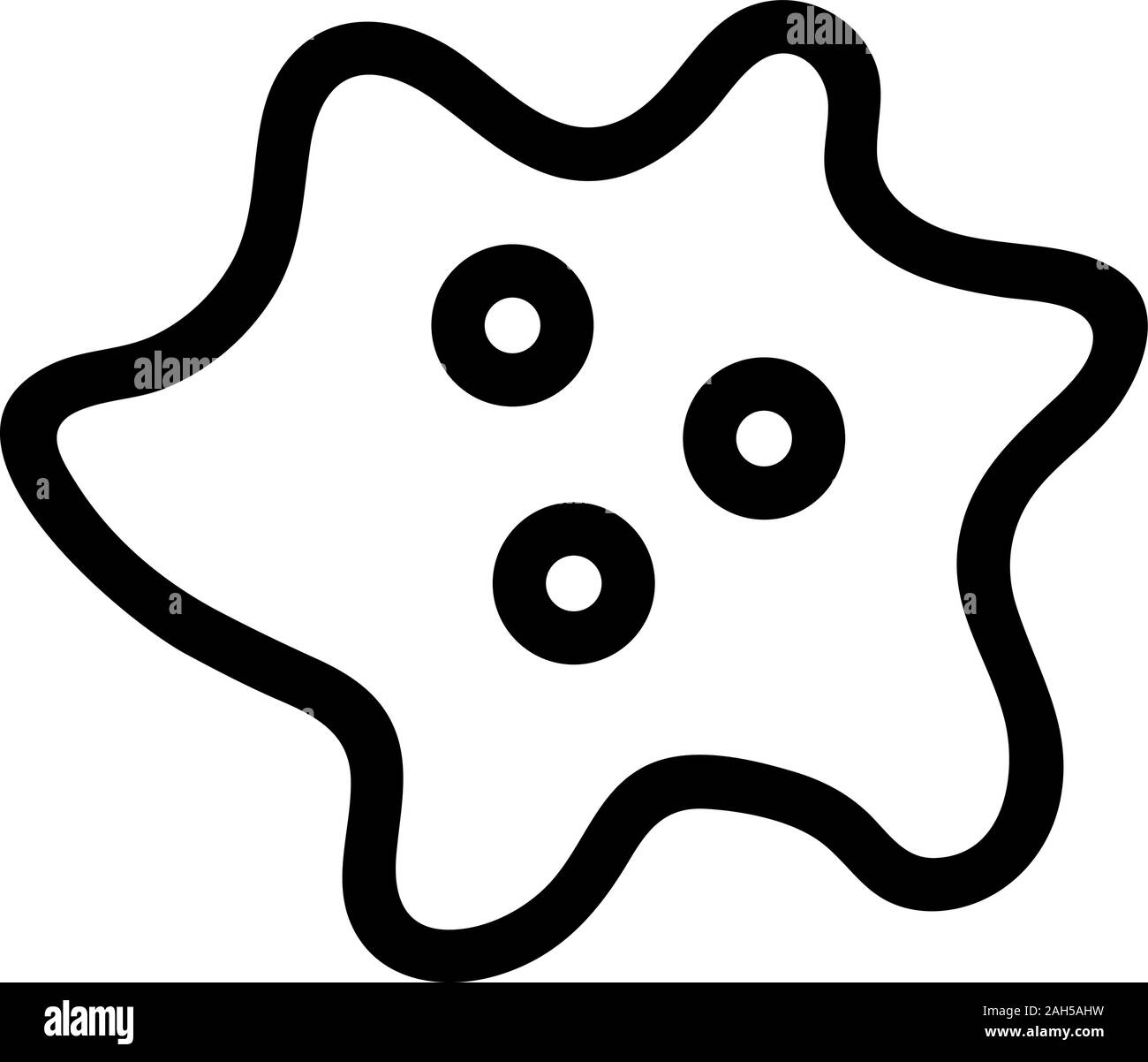 Bacterium icon vector. Isolated contour symbol illustration Stock ...