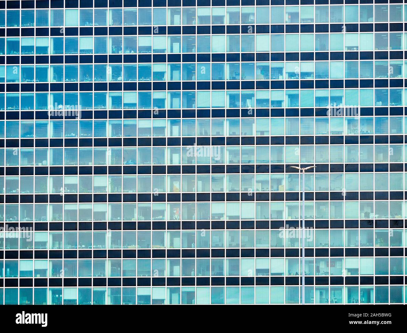 Detail of the ENI building in the EUR district - Rome, Italy Stock ...