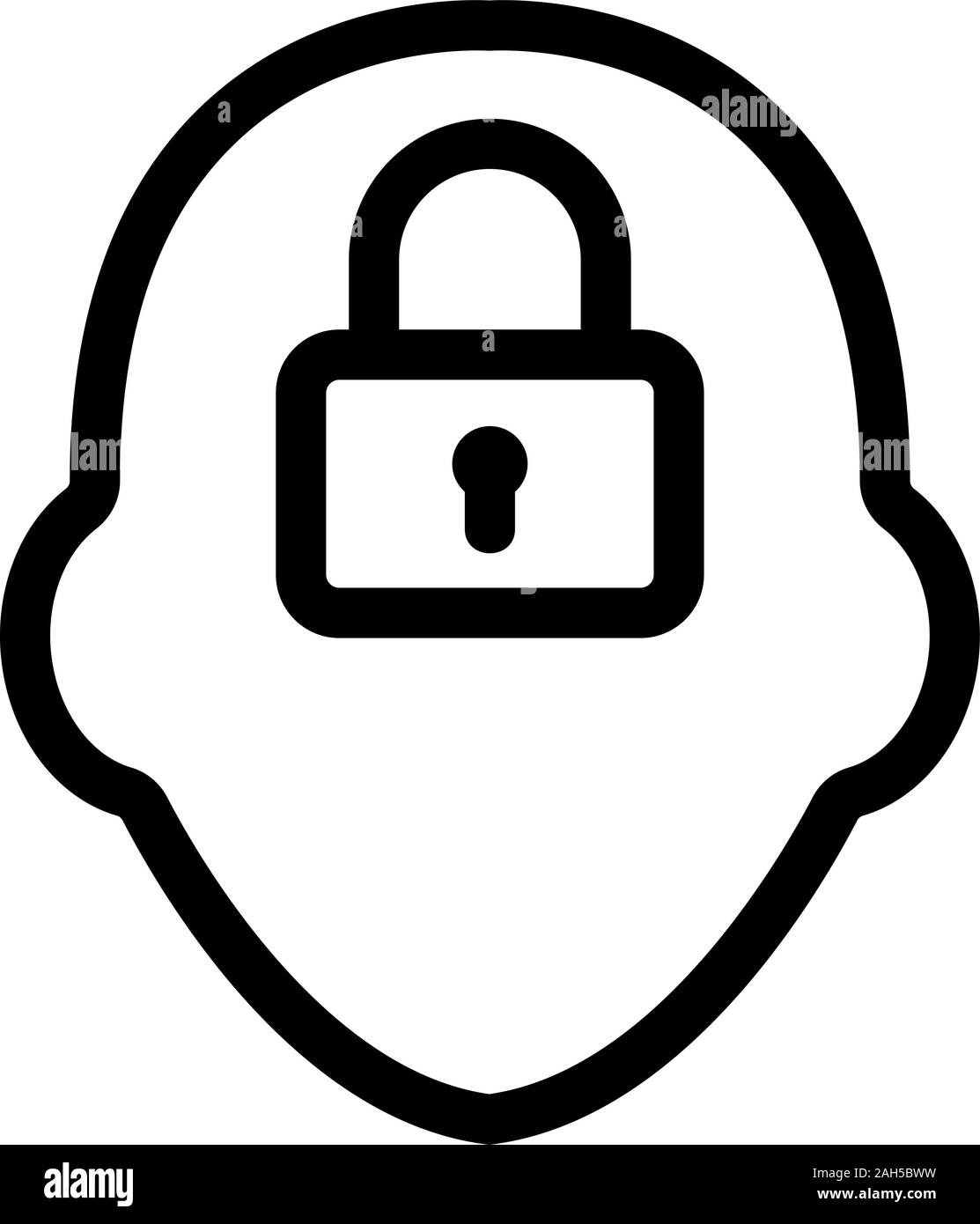 Mindset icon vector. Isolated contour symbol illustration Stock Vector ...